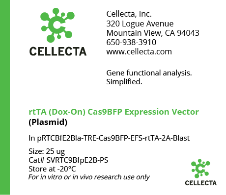 Tet-Inducible CRISPR Cas9 Lentiviral Vector | Cellecta, Inc - Cellecta