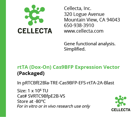 Tet-Inducible CRISPR Cas9 Lentiviral Vector | Cellecta, Inc - Cellecta